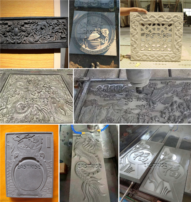 1325 Stone Carving Milling Machine with Rotary Axis for Marble Granite ...