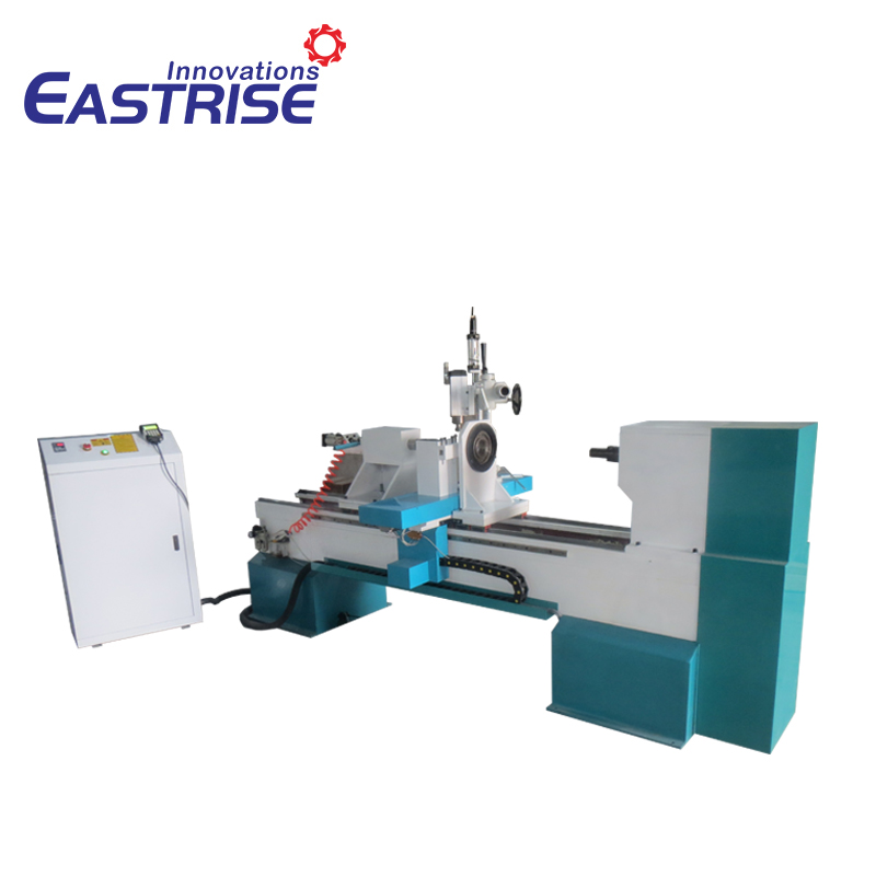 3-Axis 4-Axis Single-Tool Holder CNC Wood Turning Lathe Machine with ...