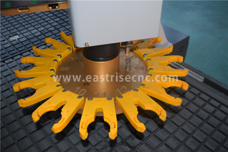 1325 12 Position Carrousel ATC Cnc Router Table with Disc Tool Magazine ...